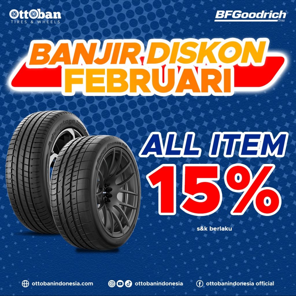 Promo Ban BFG 15% Pattern Advantage Touring & Phenom